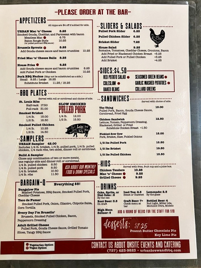 The menu reads like a love letter to smoked meats &ndash; each option more tempting than the last. Decision paralysis has never been so delicious.