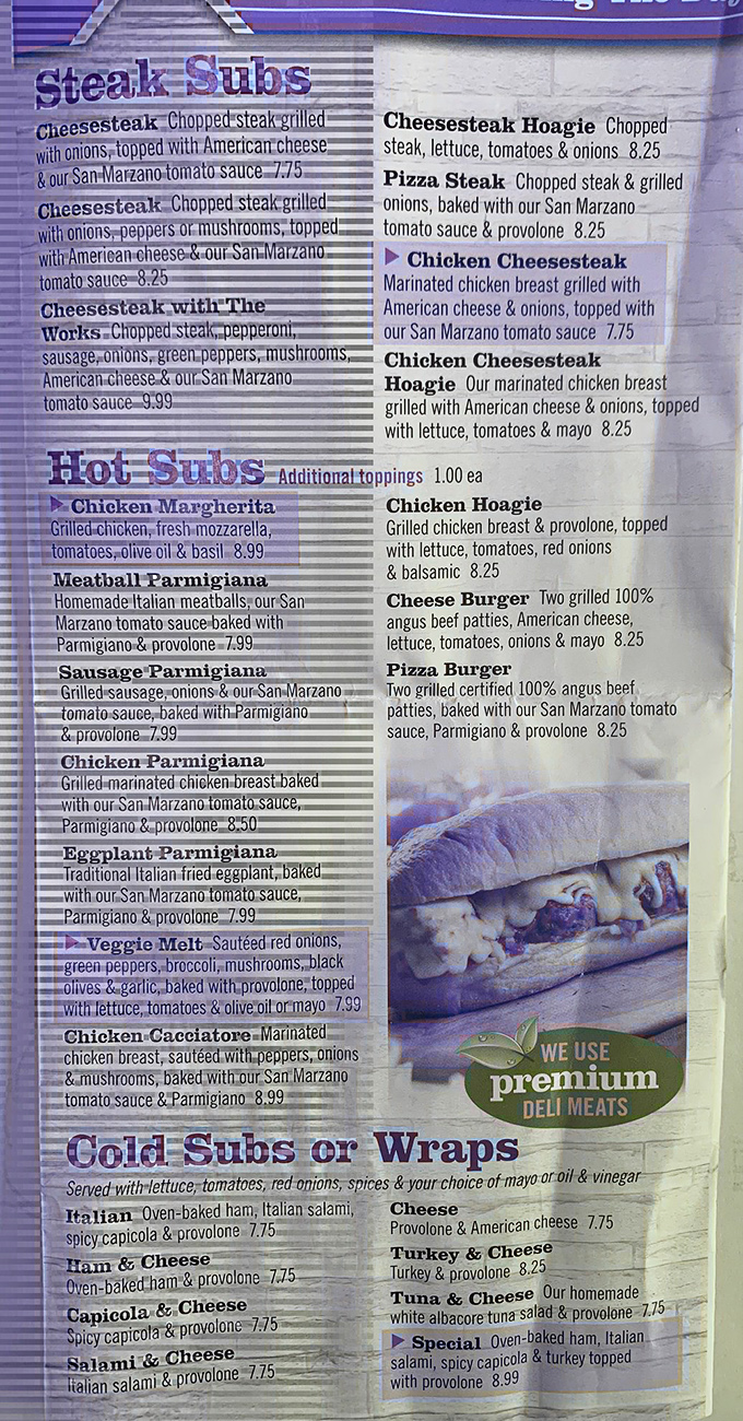 A menu that reads like poetry to the hungry soul. Each option more tempting than the last, making decisions deliciously difficult.