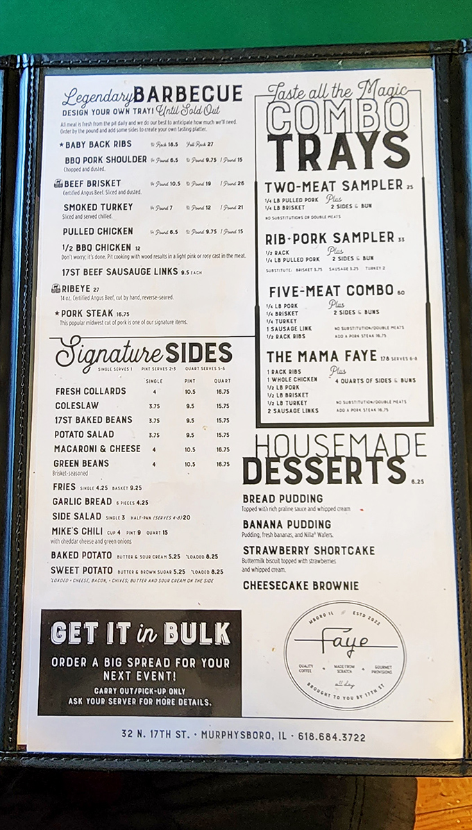 This menu isn't just a list of options&mdash;it's a roadmap to happiness. The "Taste all the Magic" headline isn't false advertising.