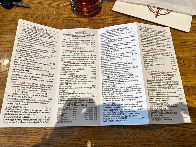 That glorious menu moment when you realize breakfast is served all day. Like finding an oasis in the desert of adult responsibilities.