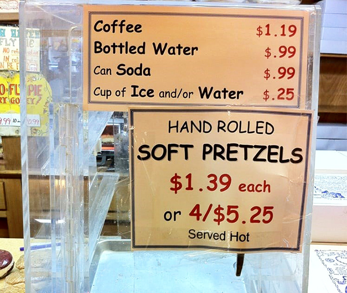 When coffee costs less than your streaming subscriptions, you know you've found an honest establishment. Those hand-rolled pretzels are calling my name!