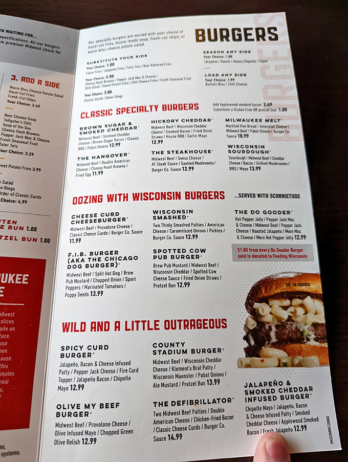 This isn't just a menu&mdash;it's a roadmap to happiness with clever names like "The Defibrillator" that should probably come with a cardiologist's phone number.