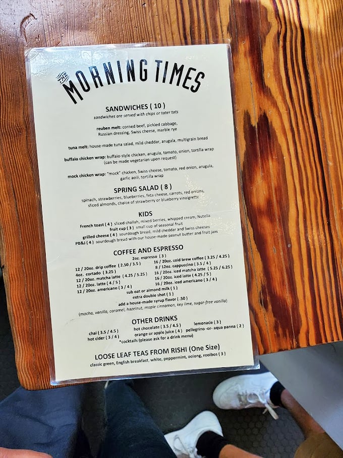 A menu that doesn't overwhelm but still makes decisions difficult &ndash; the breakfast version of "so many options, so little stomach space."