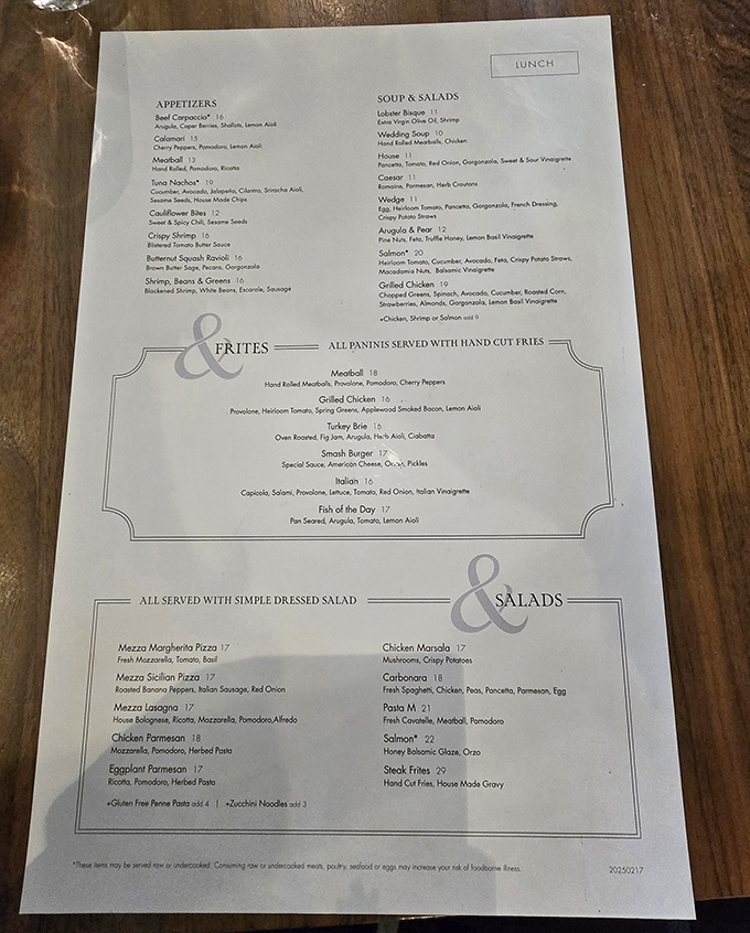 A menu that reads like a love letter to Italian cuisine, where every dish promises a story and the mussels deserve their own chapter.