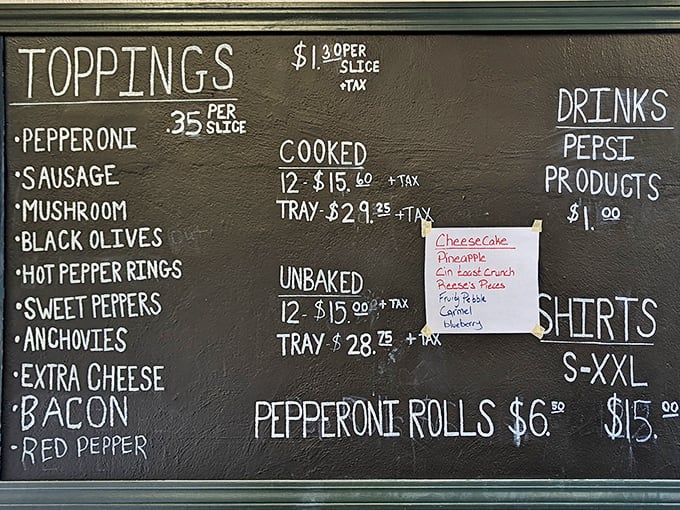 A chalkboard menu that hasn't changed in decades &ndash; the sign of a place that knows exactly what it's doing and sees no reason to mess with perfection.