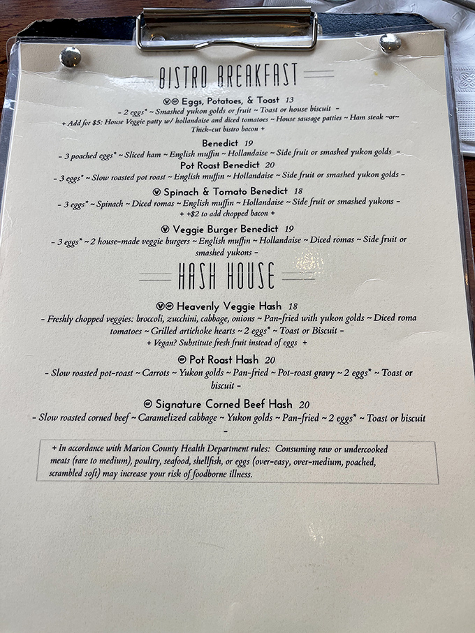 The menu reads like a love letter to breakfast classics, each description promising a plate that's worth every minute of the wait.