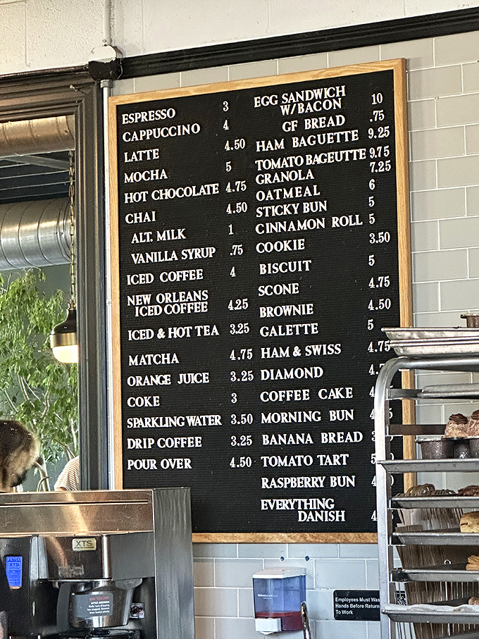 This menu board isn't just a list&mdash;it's a roadmap to happiness with choices that make decision-making delightfully difficult.