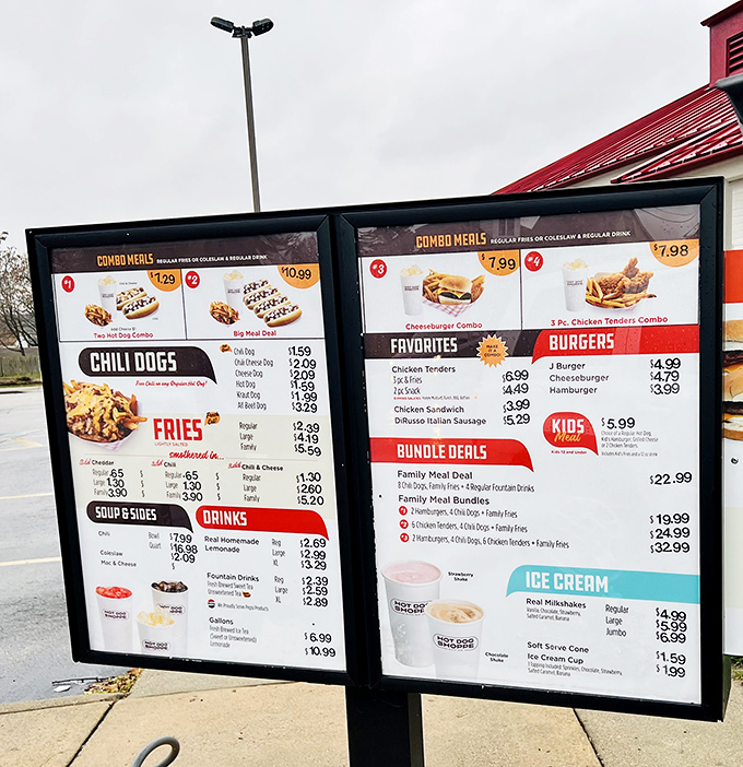 The menu board tells a story of American classics done right. No molecular gastronomy here&mdash;just honest food that satisfies the soul.