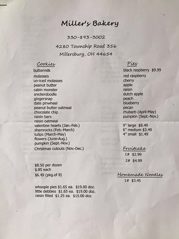 This menu isn't just a list; it's a roadmap to happiness. Notice how "diet plan" appears nowhere on this sacred document.