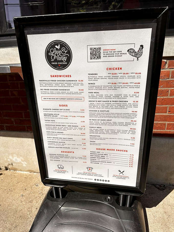 A menu that reads like poetry to seafood lovers. The "All You Can Eat Stone Crabs" option should come with a warning: dreams may come true.