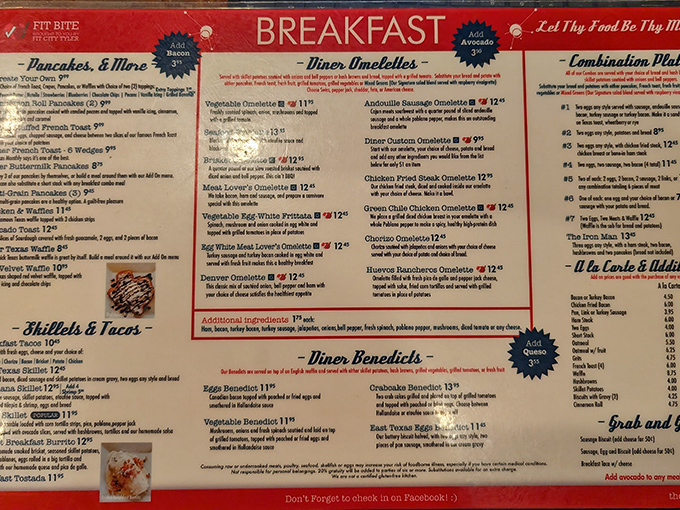 This menu reads like a love letter to classic American dining, promising satisfaction on every page.
