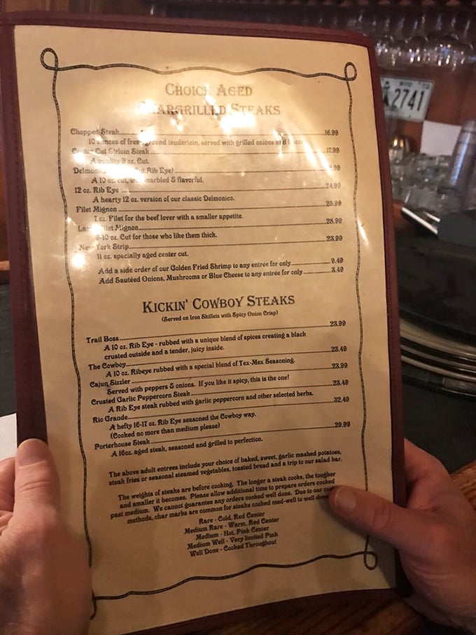 A menu that reads like a love letter to the sea, with prices that won't sink your vacation budget.