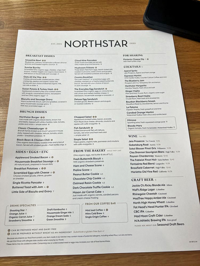 The menu of dreams – simple, focused, and guaranteed to trigger decision paralysis for first-timers. "Whiz wit" will soon enter your vocabulary.