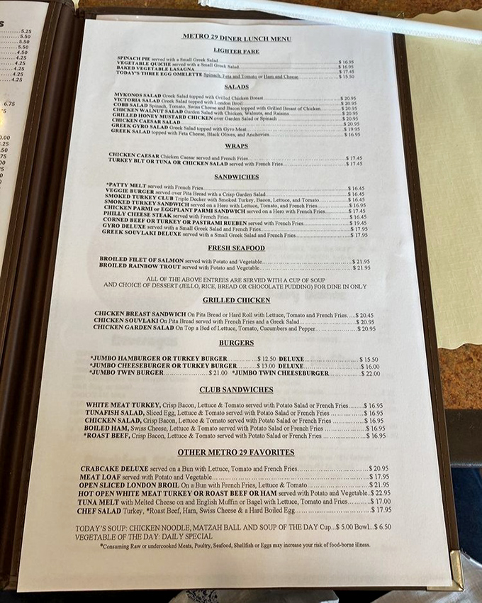 A menu that requires both hands and serious contemplation&mdash;the hallmark of any great American diner worth its salt.