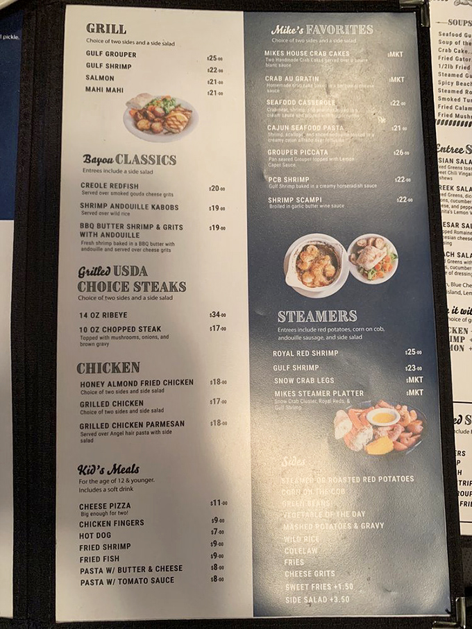 A menu that reads like a love letter to the Gulf. Decisions this difficult should come with a therapist on standby.