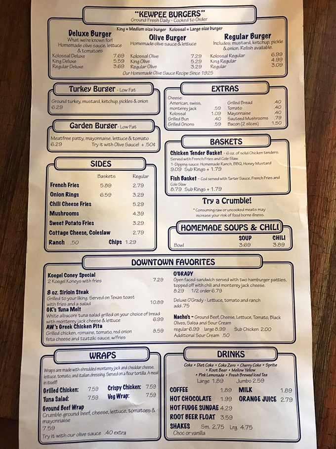 The menu board that launched a thousand cravings. Simple, straightforward, and utterly irresistible.