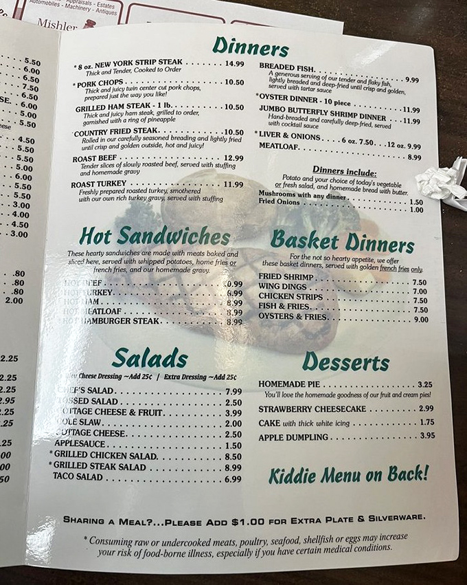 A menu that reads like a love letter to American comfort food. No molecular gastronomy here&mdash;just honest dishes that your grandmother would approve of.