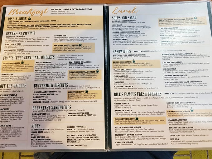 A menu that doesn't need fancy fonts or pretentious descriptions&mdash;just honest food with options that'll make decision paralysis a real condition. 