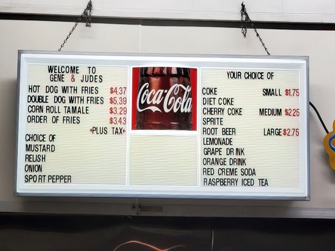 A menu so concise it could fit in a tweet. The beautiful simplicity of knowing exactly what you want before you even walk in.