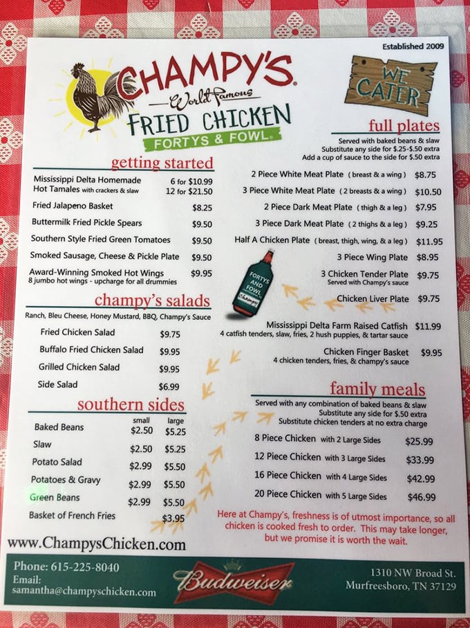 This menu isn't just a list of food&mdash;it's a roadmap to happiness. Mississippi Delta tamales and buttermilk fried pickles? Yes, please!