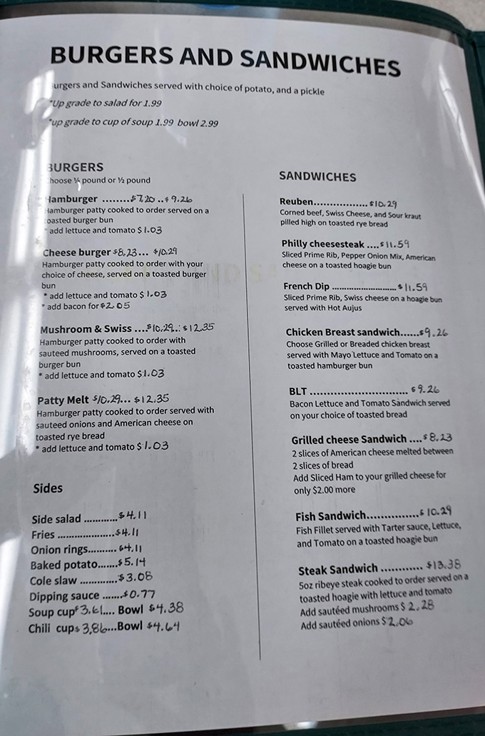 A menu that doesn't need fancy fonts or pretentious descriptions &ndash; just honest food that's stood the test of time.