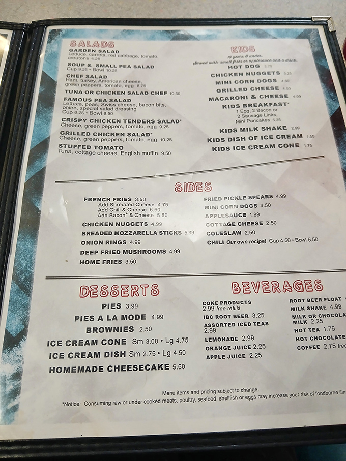 A menu that doesn't need fancy fonts or pretentious descriptions—just honest food that makes your stomach smile in anticipation.