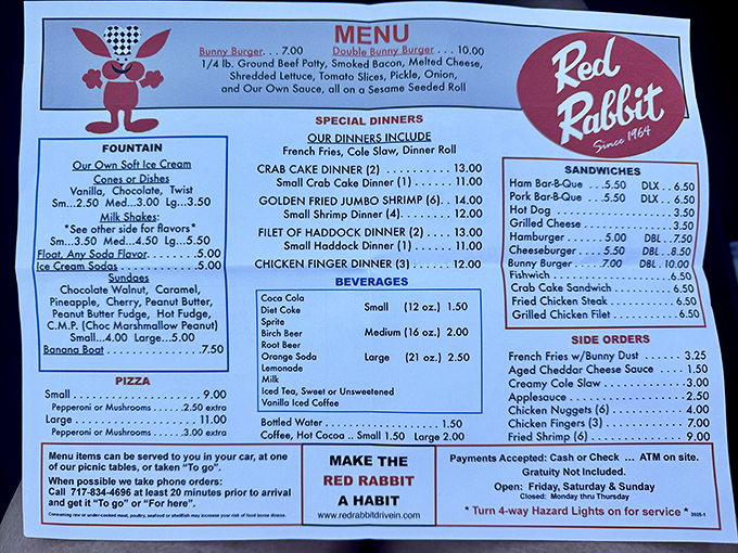 This menu isn't just a list of food &ndash; it's a time machine disguised as laminated paper, offering tastes that transport you to simpler days.