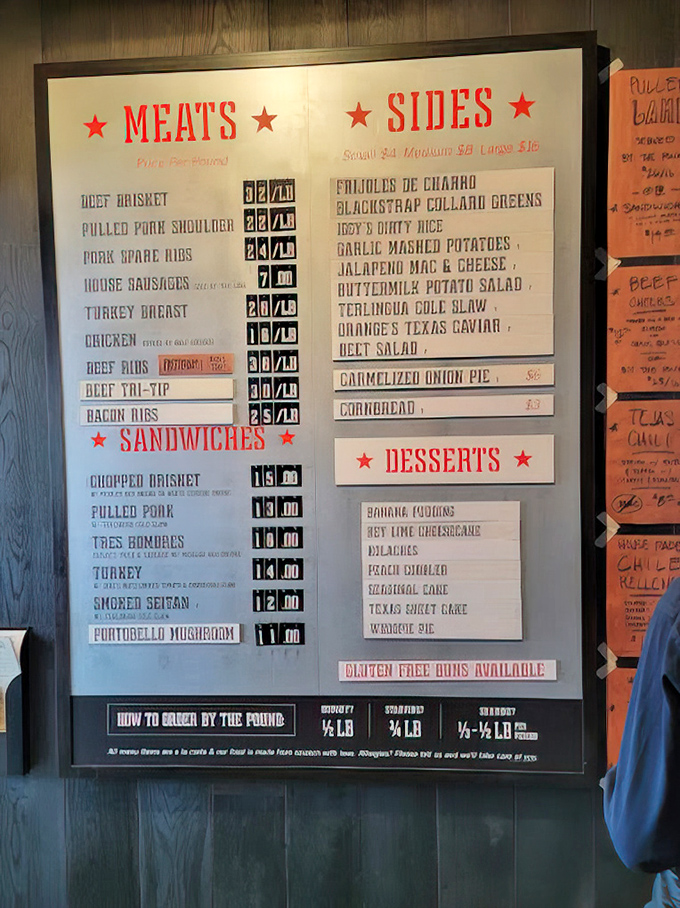 This menu isn't just a list&mdash;it's a roadmap to happiness. Each line represents hours of smoking, decades of tradition.