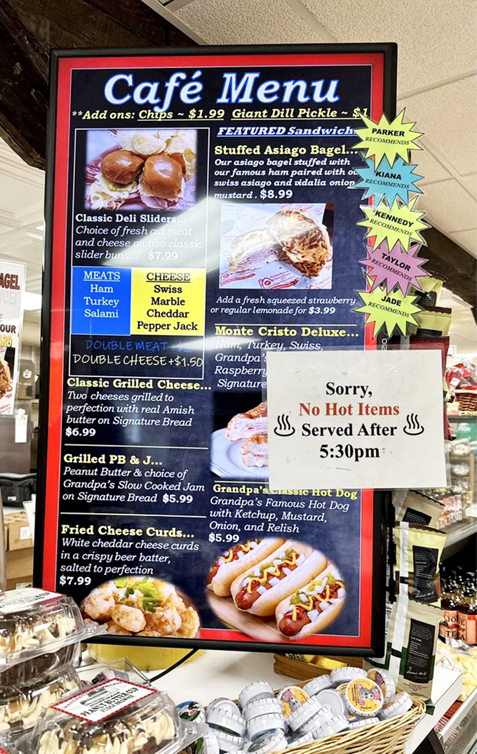 That menu isn't just food&mdash;it's a roadmap to happiness. The Stuffed Asiago Bagel has apparently earned celebrity status among regulars.