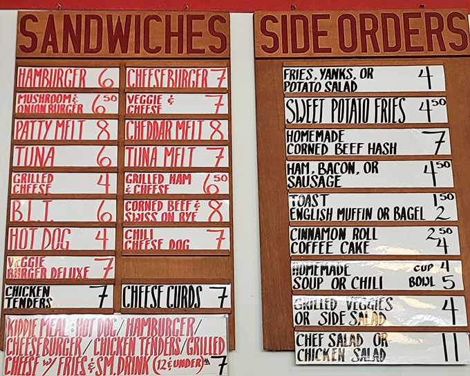 Hand-written menu boards tell you everything you need to know&mdash;this place prioritizes substance over style, with prices that won't break the bank.