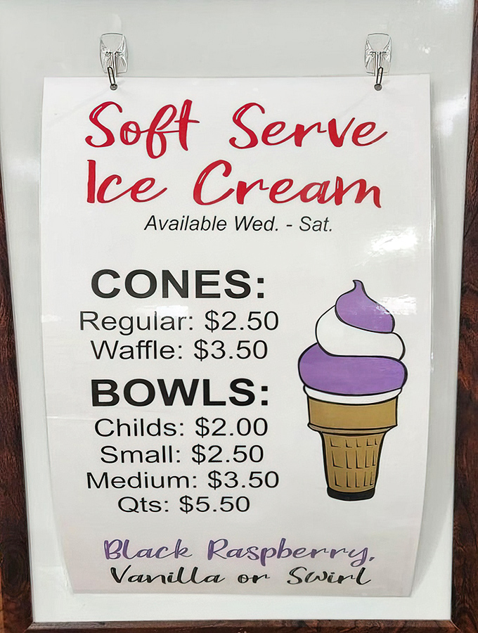Black raspberry, vanilla, or swirl – because choosing ice cream flavors shouldn't require a PhD in decision-making.