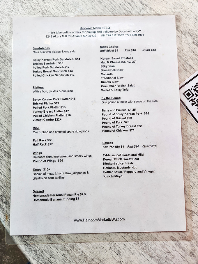 A menu that reads like a love letter to both Southern and Korean culinary traditions. Decision paralysis has never been so delicious.