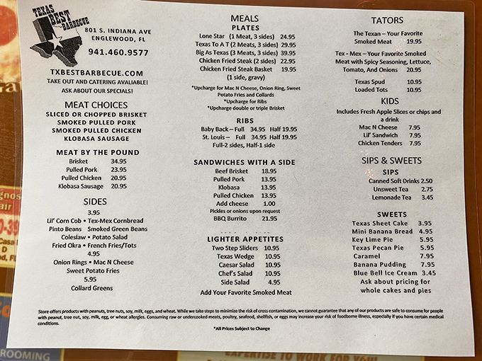 When a menu offers both Texas brisket and Key lime pie, you know you've found something special.