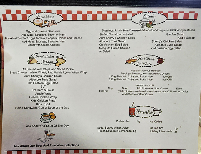 This menu isn't trying to impress with exotic ingredients or fancy fonts&mdash;just honest food that makes your stomach smile.