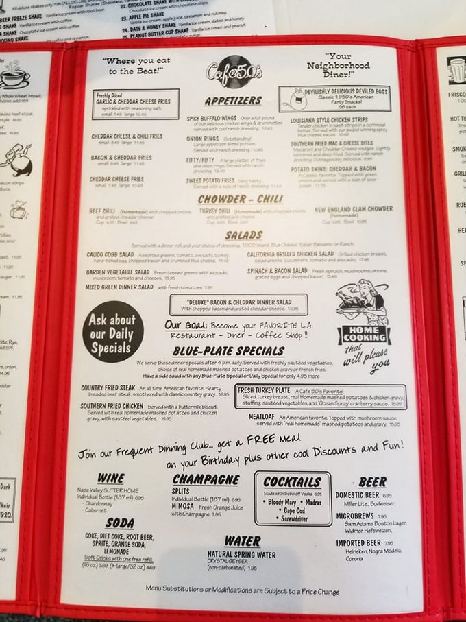 This isn't just a menu &ndash; it's a roadmap to happiness, featuring everything from chowder to champagne.