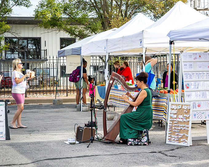 Live music at the farmers market? Now that's what I call grocery shopping with a soundtrack! Parkville knows how to make errands feel like entertainment.