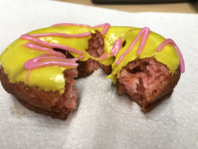 This pink lemonade donut isn't just a treat, it's edible artwork that perfectly balances tangy citrus with sweet, pillowy dough.