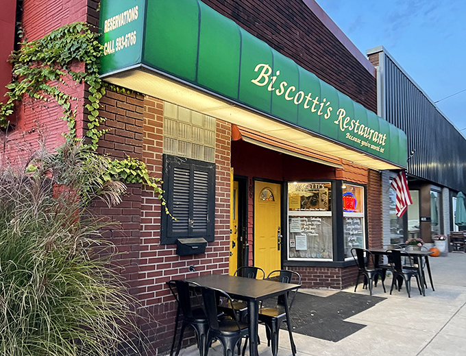 Biscotti's Restaurant isn't trying to be trendy&mdash;it's too busy being authentic. That bright yellow door promises comfort food that hugs you from the inside.