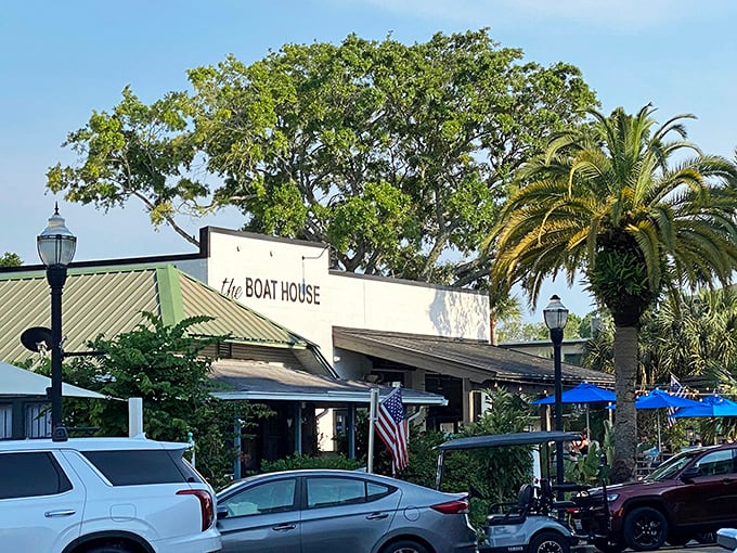 The Boat House isn't just a restaurant&mdash;it's where seafood meets Southern hospitality under swaying palms. Your diet plan's worst nightmare, but your taste buds' best friend.