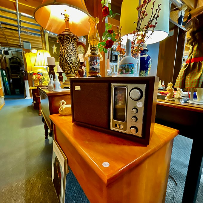 That vintage radio isn't just electronics; it's evenings gathered around "The Shadow" and FDR's fireside chats. History you can actually bring home.