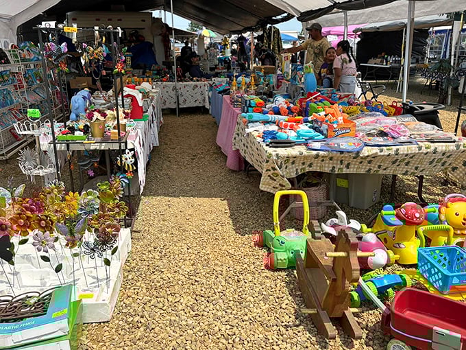 Childhood memories for sale! This colorful toy wonderland proves that joy doesn't need batteries or Wi-Fi to work properly.