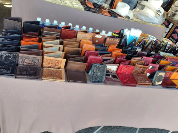 More wallets than a pickpocket's retirement party, each one practically begging to hold your newfound savings.