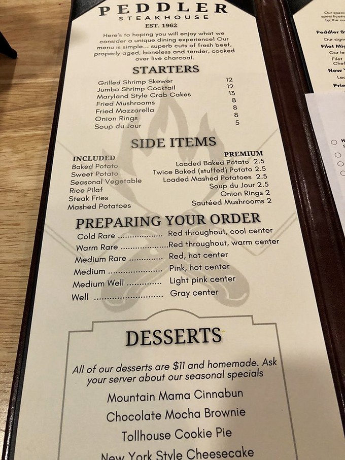 A menu that cuts straight to the chase&mdash;superb beef, properly aged, and cooked over live charcoal. No flowery language needed when the food speaks this eloquently.