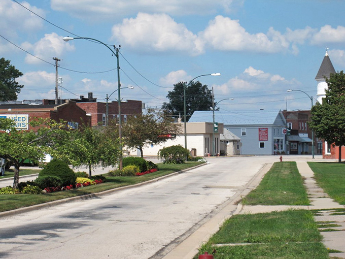 Atkinson's peaceful streets whisper stories of simpler times when neighbors knew each other's coffee preferences.