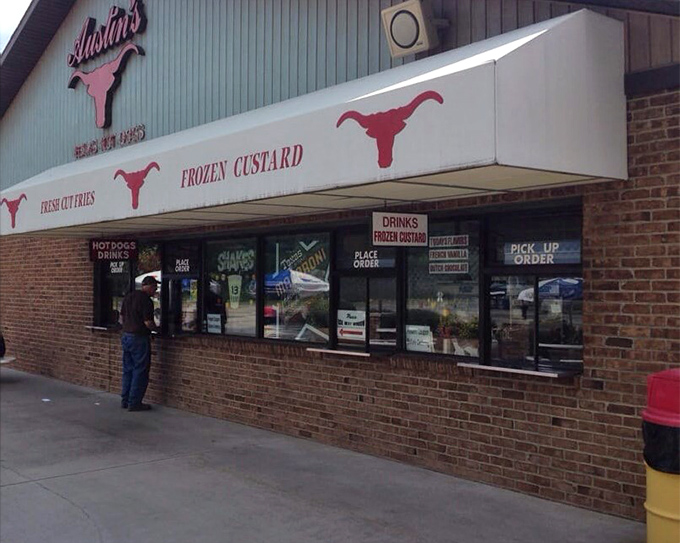 Austin's Texas Hot Dogs pairs their famous franks with frozen custard – proving that sometimes the best combos come from small-town America.