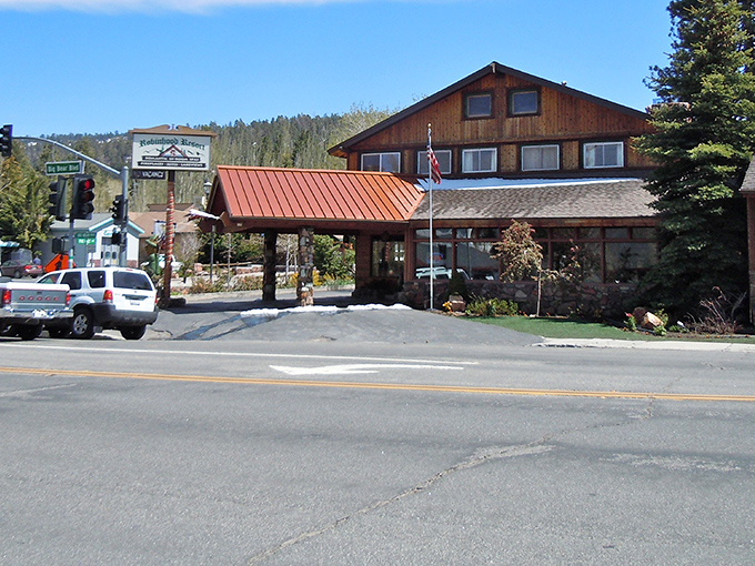 Big Bear Lake's village looks like someone took all the coziest parts of a mountain retreat and arranged them perfectly for maximum charm. 