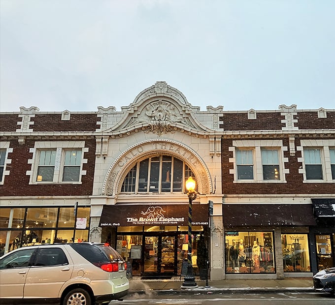 The Brown Elephant's majestic historic fa&ccedil;ade feels like shopping in a palace. This architectural gem houses second-hand treasures fit for royalty.