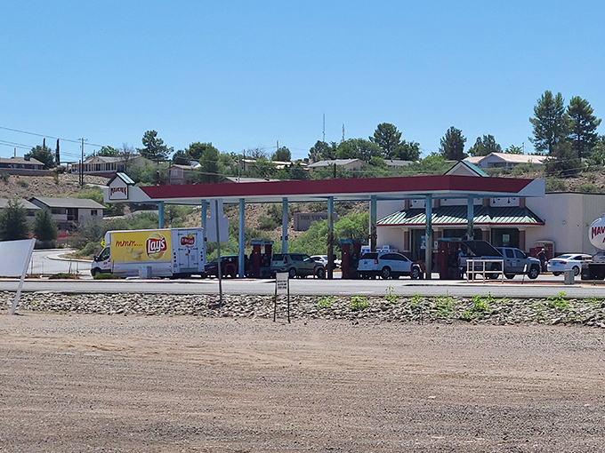 Even gas stations look inviting in Camp Verde, where filling up comes with a side of mountain majesty.