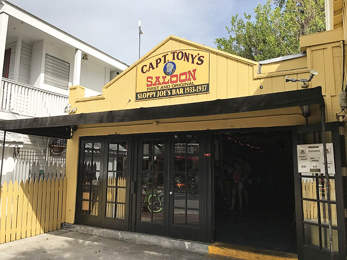 Captain Tony's yellow storefront doesn't hint at the ghostly tales and pirate lore waiting inside.