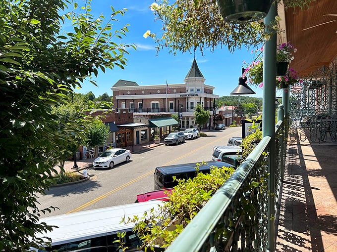 Clifton's historic buildings stand proudly along the street, each brick telling stories of simpler, sweeter times.